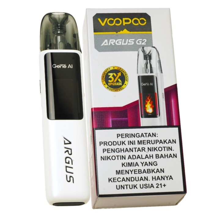 Jual Pod Argus G2 Kit Pearl White 30W 1000Mah by Voopoo Tech Pods Vape Salt Nic Podstick Murah ...