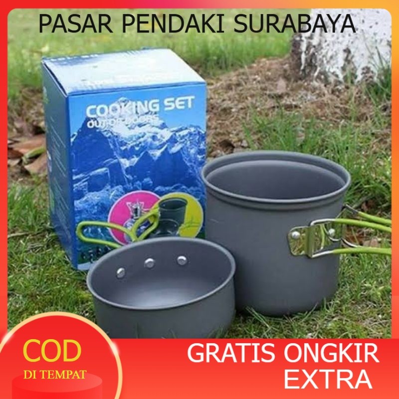Jual Cooking Set DS 101 Panci 1-2 Orang Camping Ultralight Outdoor ...