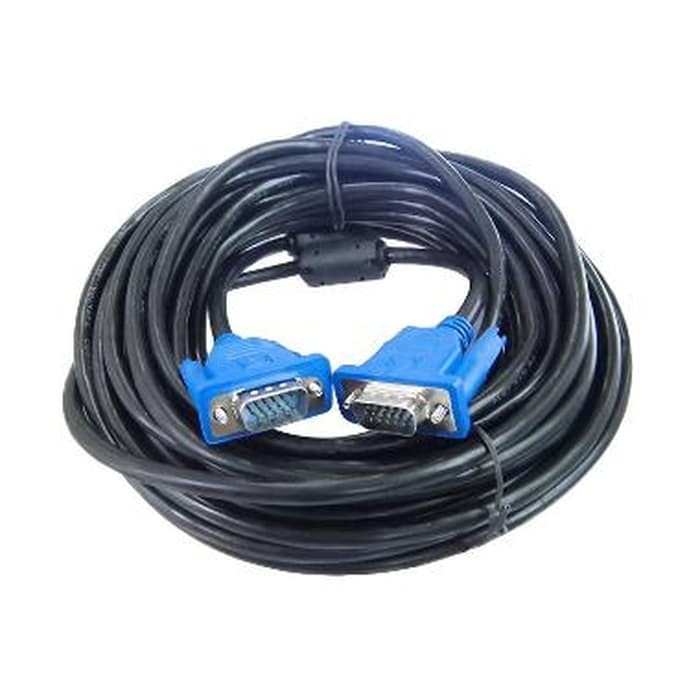 Jual NETLINE Kabel Vga Male To Male 15Meter Untuk Lcd, Monitor, Proyektor | Shopee Indonesia