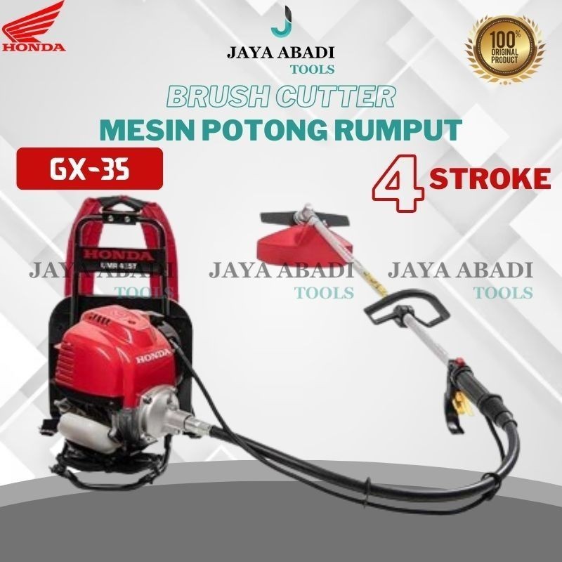 Jual COD READY Mesin Potong Rumput Bensin HONDA GX-35 4T FULLSET Brush Cutter 4 Stroke 4Tak GX35 ...