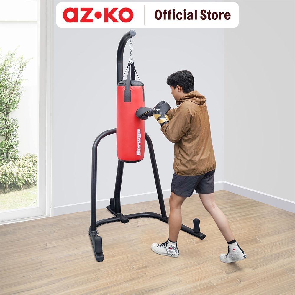 Jual AZKO Kinetic Boxing Stand Hrat12a Tiang Samsak Perlengkapan Bela ...