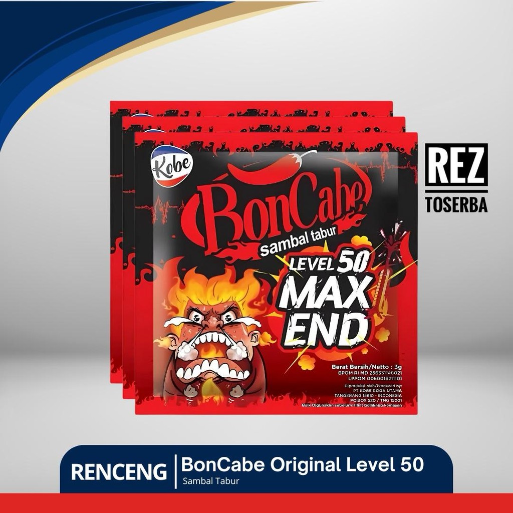 Jual BONCABE Bubuk Level 15 30 50 Per Renceng Isi 12pcs / Cabe Tabur ...