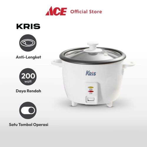 Jual Ace Kris 300 Ml Rice Cooker Manual - Putih | Shopee Indonesia