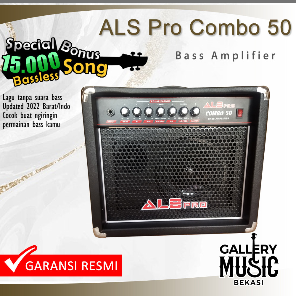 Jual ALS Pro Combo 50 Bass Amplifier Original / Combo50 Ampli Bass ...