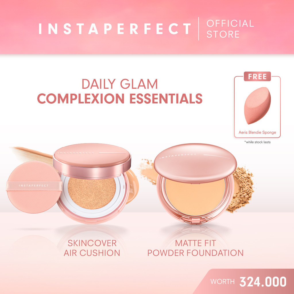 Jual Instaperfect Daily Glam Complexion Essentials Bundle (Skincover ...