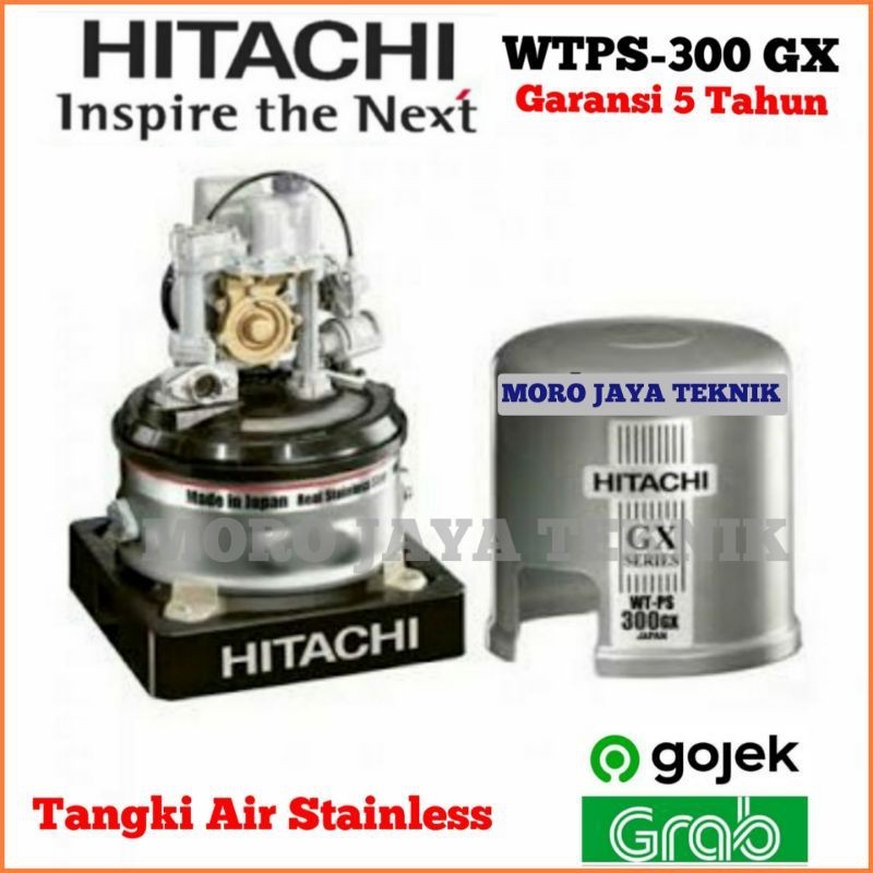 Jual Pompa Air Hitachi Stainless WTPS-300GX 300Watt Pompa Pendorong ...