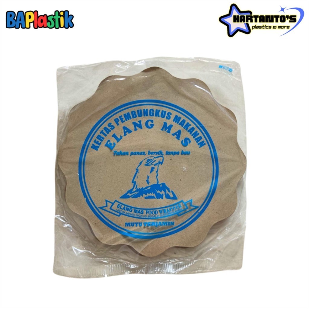 Jual Kertas Nasi Bulat 100 lembar Elang Mas Biru Lemek Kertas Nasi ...