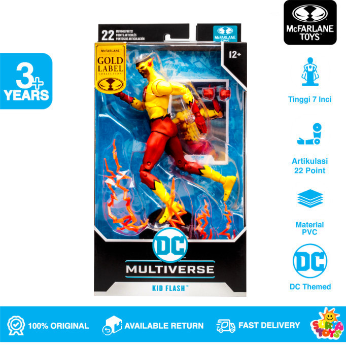 Jual Action Figure Mcfarlane DC Multiverse Kid Flash | Shopee Indonesia
