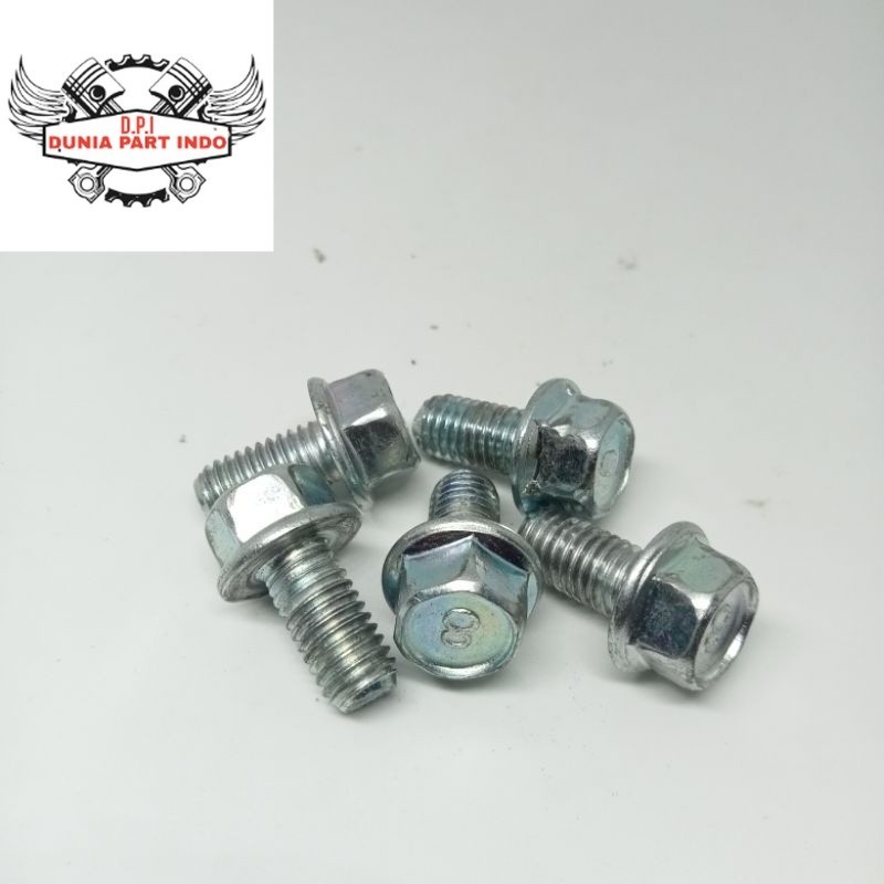 Jual BAUT 12 M8 × 16 ORI BAUT PANJANG 1,6 CM BAUT BAJA | Shopee Indonesia