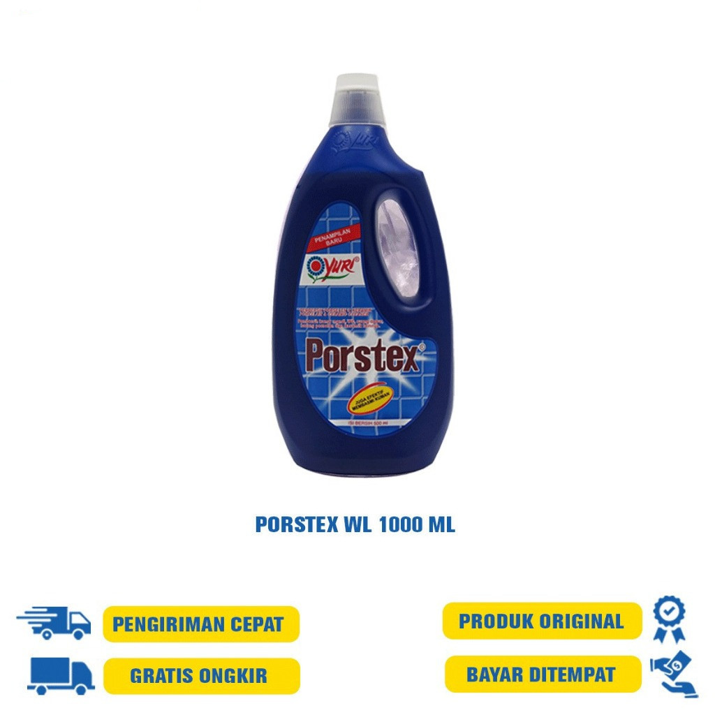 Jual YURI PORSTEX WL | WB 500ml - 100ml | Shopee Indonesia