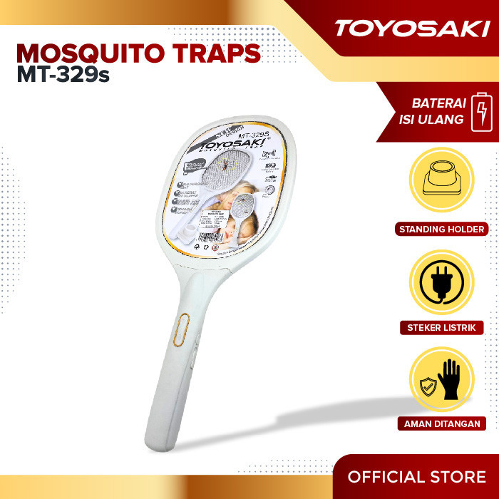 Jual TOYOSAKI RAKET NYAMUK MT-329S - MOSQUITO TRAP | Shopee Indonesia