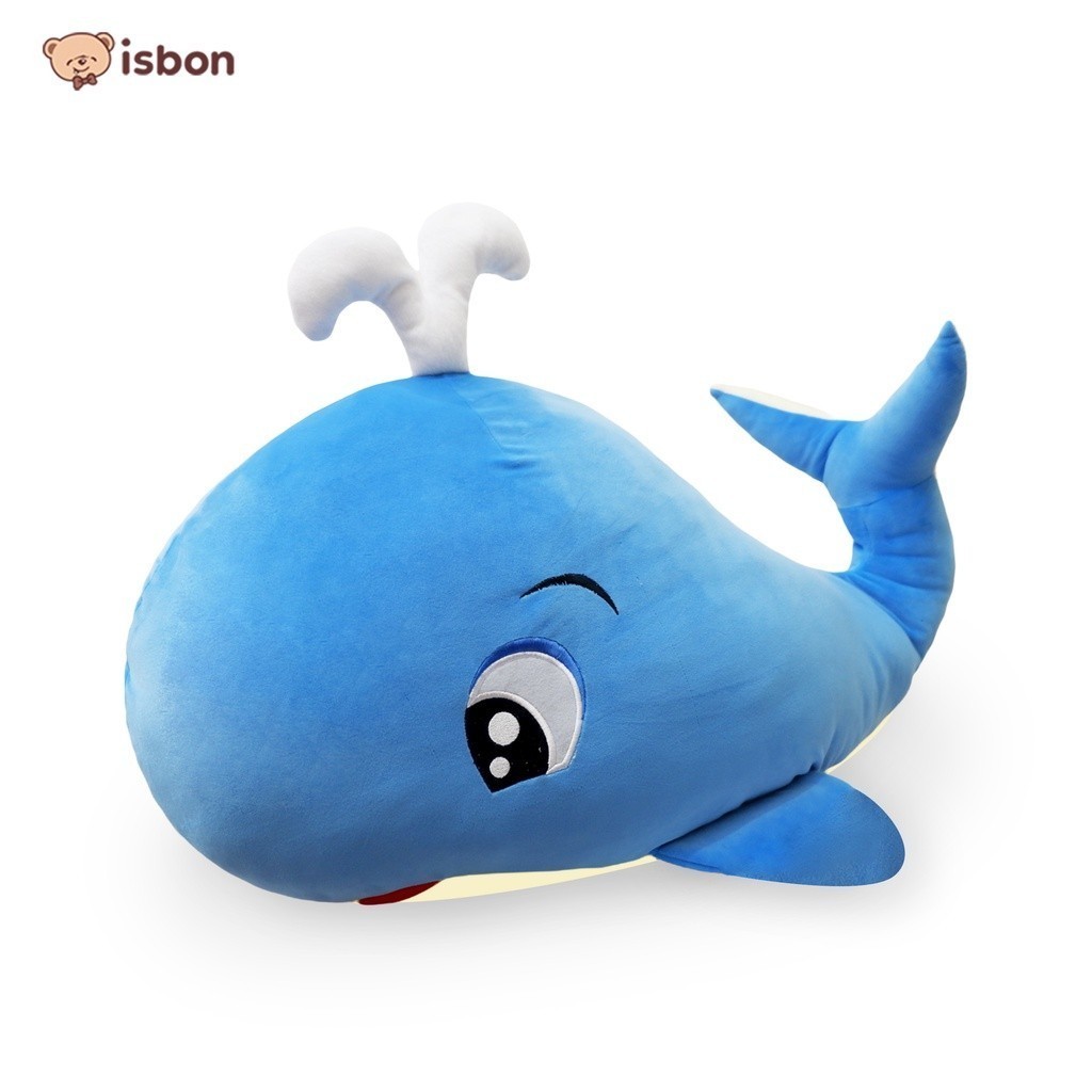 Jual Boneka Paus Jumbo ikan laut Whale Cocok Untuk Hadiah Bahan halus ...