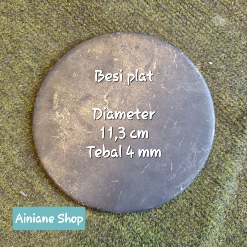 Jual Besi Plat Bulat 4 mm Diameter 11,3 cm | Shopee Indonesia