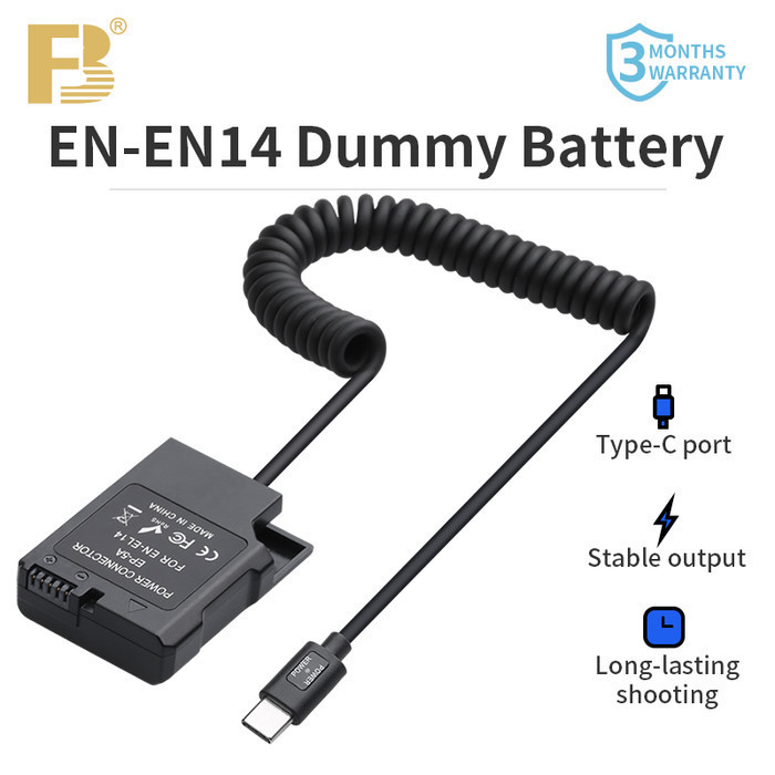 Jual FB EN EL14 Type C Dummy Battery for Nikon D5300 D3200 D3300 D3400 ...