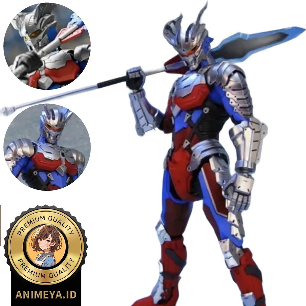 Jual Action Figure Statue Ultraman Suit Zero Biru Merah Rise Standard ...