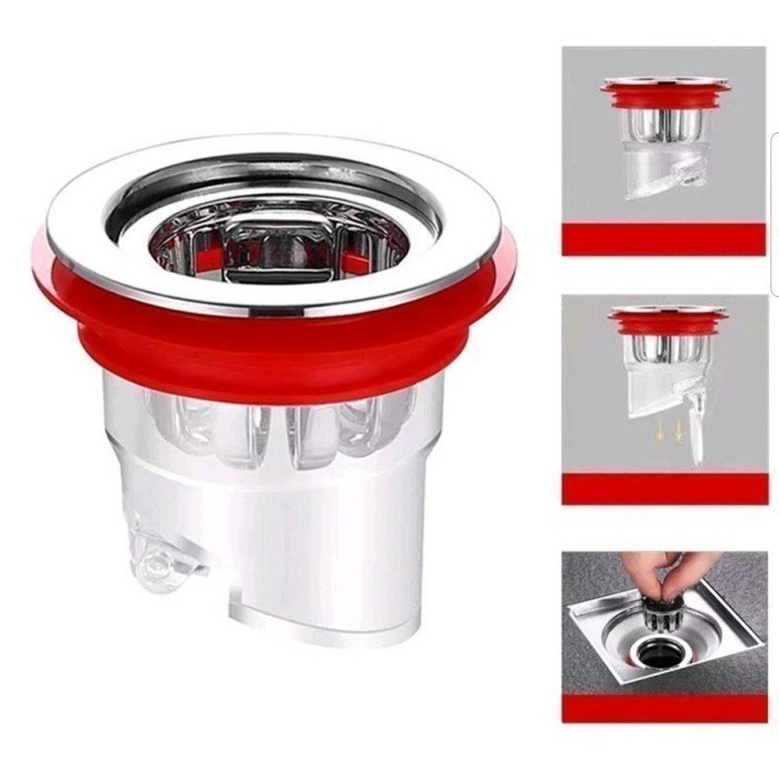 Jual Drain Floor Penutup Otomatis Saluran Drainase Toilet Anti Serangga ...