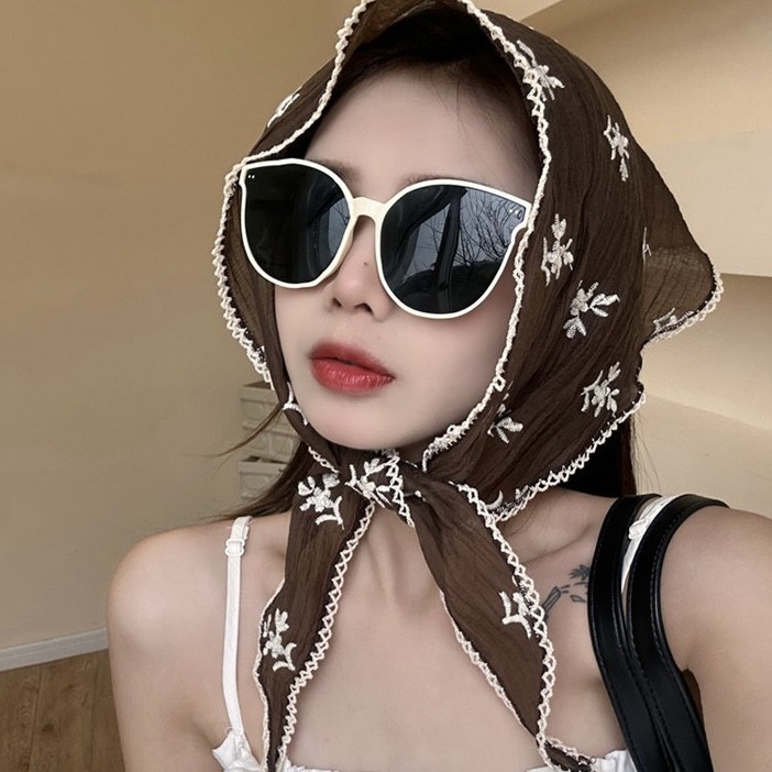 Jual Little Maple - Crinkle Korean Scarf Fake Collar / Syal Kerah ...