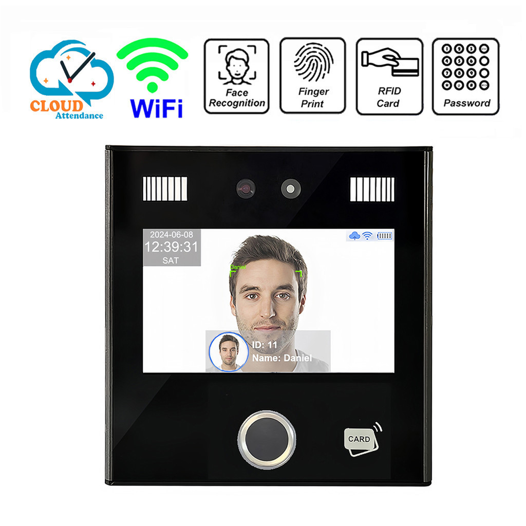Jual Free Online Cloud based WiFi Facial Face Time Attendance System ...