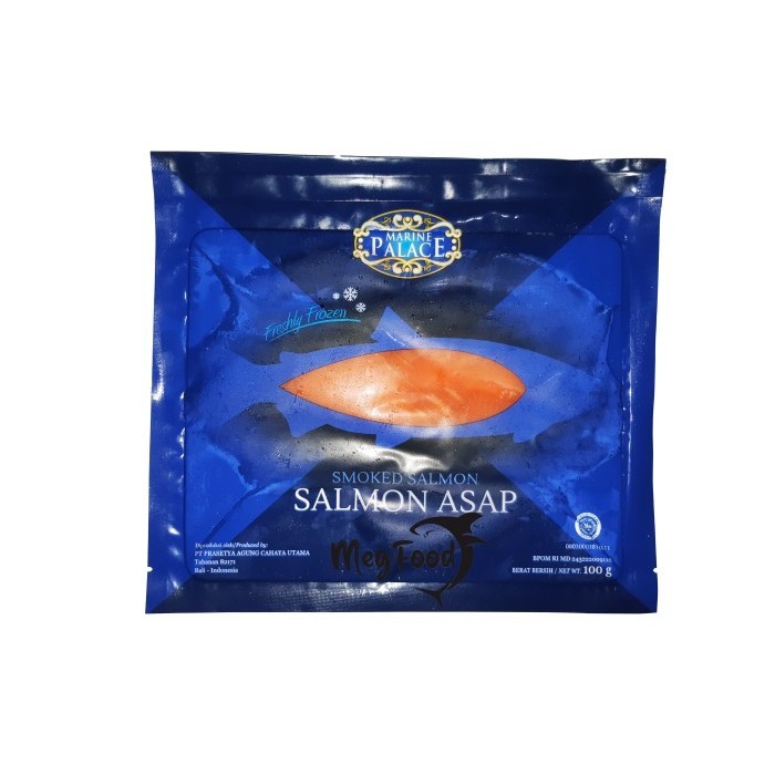 Jual Ikan Salmon Asap Marine Palace Smoked Salmon Slice 100 Gr | Shopee ...