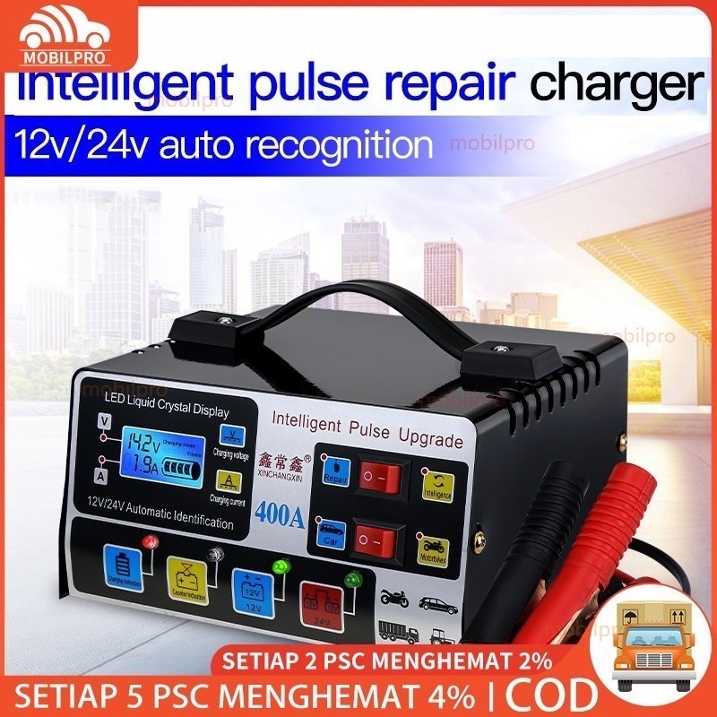 Jual Charger Aki Motor Dan Mobil Otomatis Accu Kering Dan Basah Lead ...