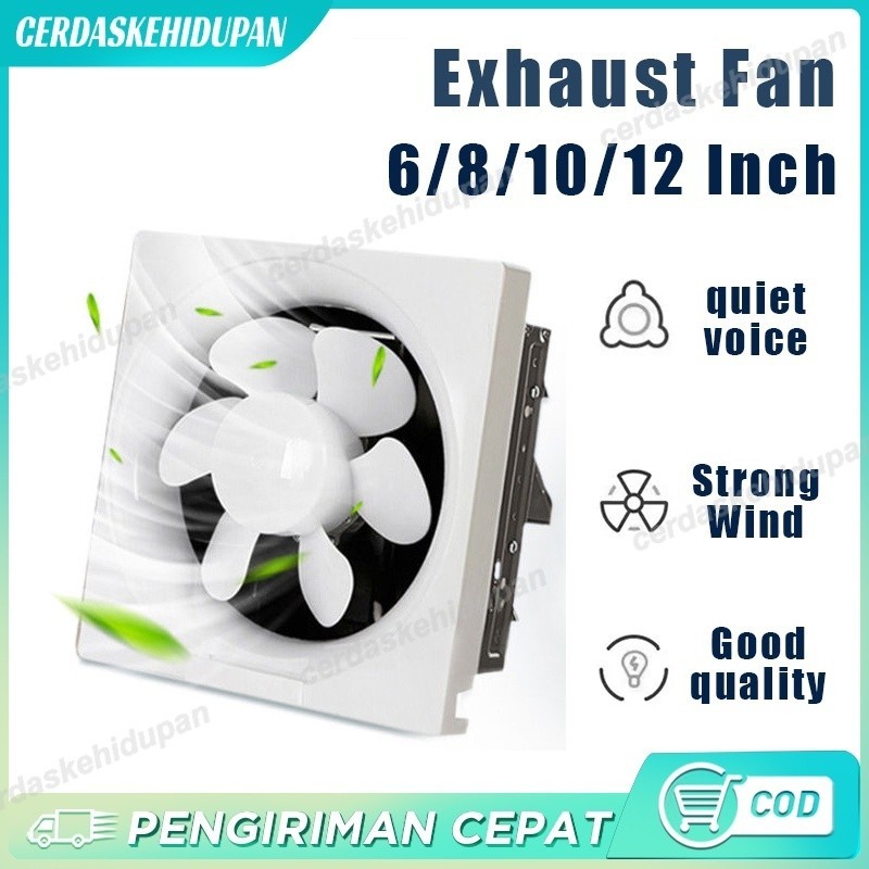 Jual Exhaust Fan Dinding Kipas Angin Hexos 6inch Dan 8inch Dan 10inch ...