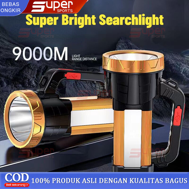 Jual Senter LED Super terang senter tahan air luar ruangan lampu kerja IPx4 45 senter ...