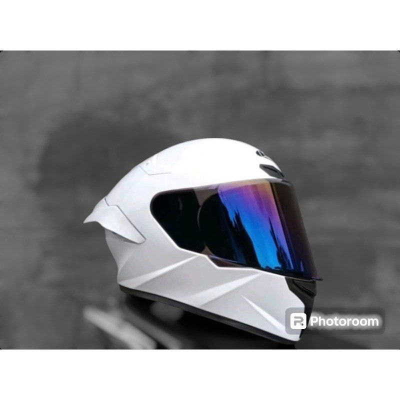 Jual HELM MLA TTC CRYPTON ORIGINAL FULL FACE WHITE TERBARU VIRAL ...