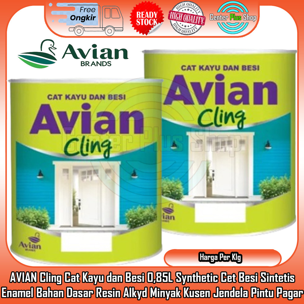 Jual AVIAN Cling Cat Kayu dan Besi 0,85L Synthetic Cet Besi Sintetis ...