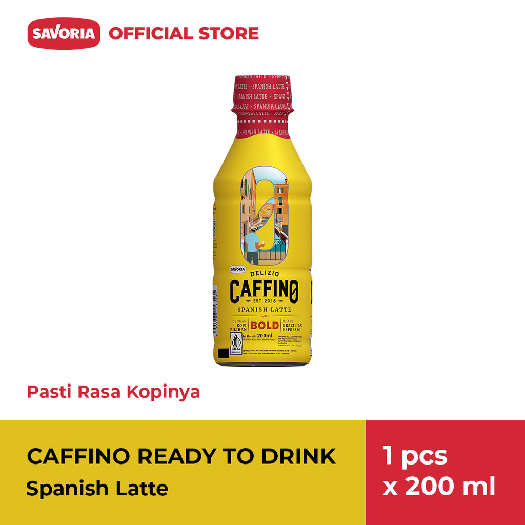 Jual Caffino Ready To Drink Spanish Latte - Minuman Kopi Botol 200ml ...