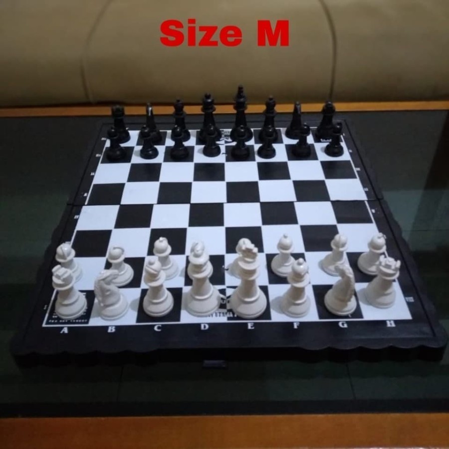 Jual Papan Catur Plastik Size M / Catur 34 Cm x 34 CM / CHESS BOARD ...