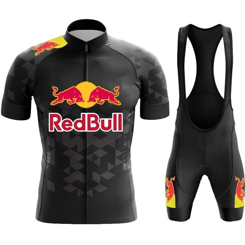 Jual Red Bull Sportswear Mountain Cycling Clothing Uniform Jersey Men ...
