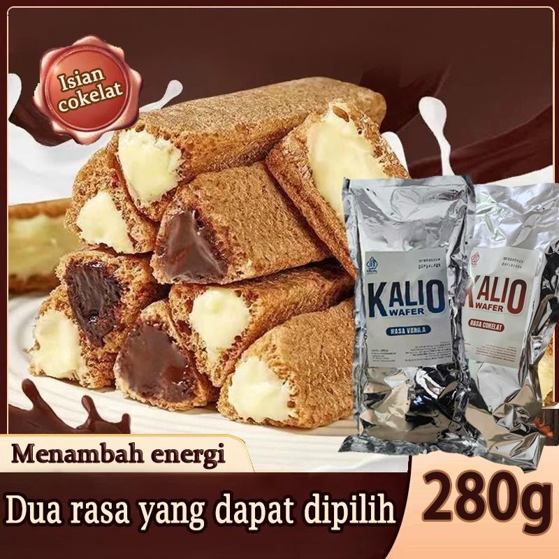 Jual COD/KALI0 Wafer Cokelat Delfi Almond Batang Panjang Isi Leleh ...