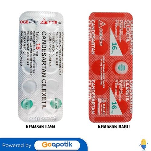 Jual Candesartan Cilexetil Ogb Dexa Medica 16 Mg Strip 10 Tablet/Hipertensi | Shopee Indonesia