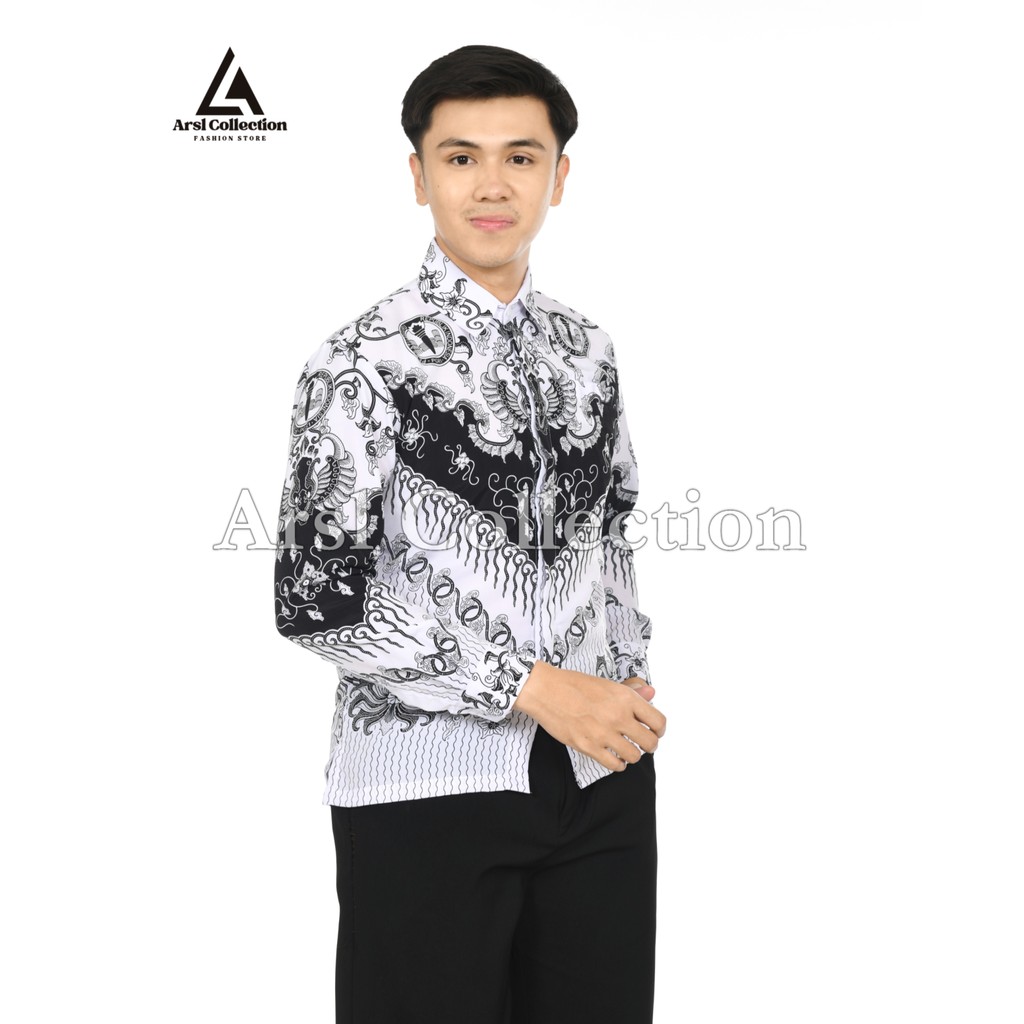 Jual Batik PGRI Motif tebaru Kusuma Bangsa Seragam Guru Pria– Bahan Premium, Nyaman Dipakai ...