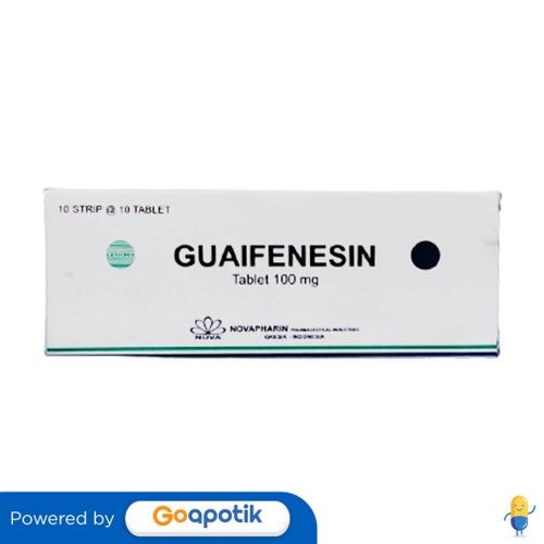 Jual Guaifenesin Novapharin 100 Mg Box 100 Tablet | Shopee Indonesia