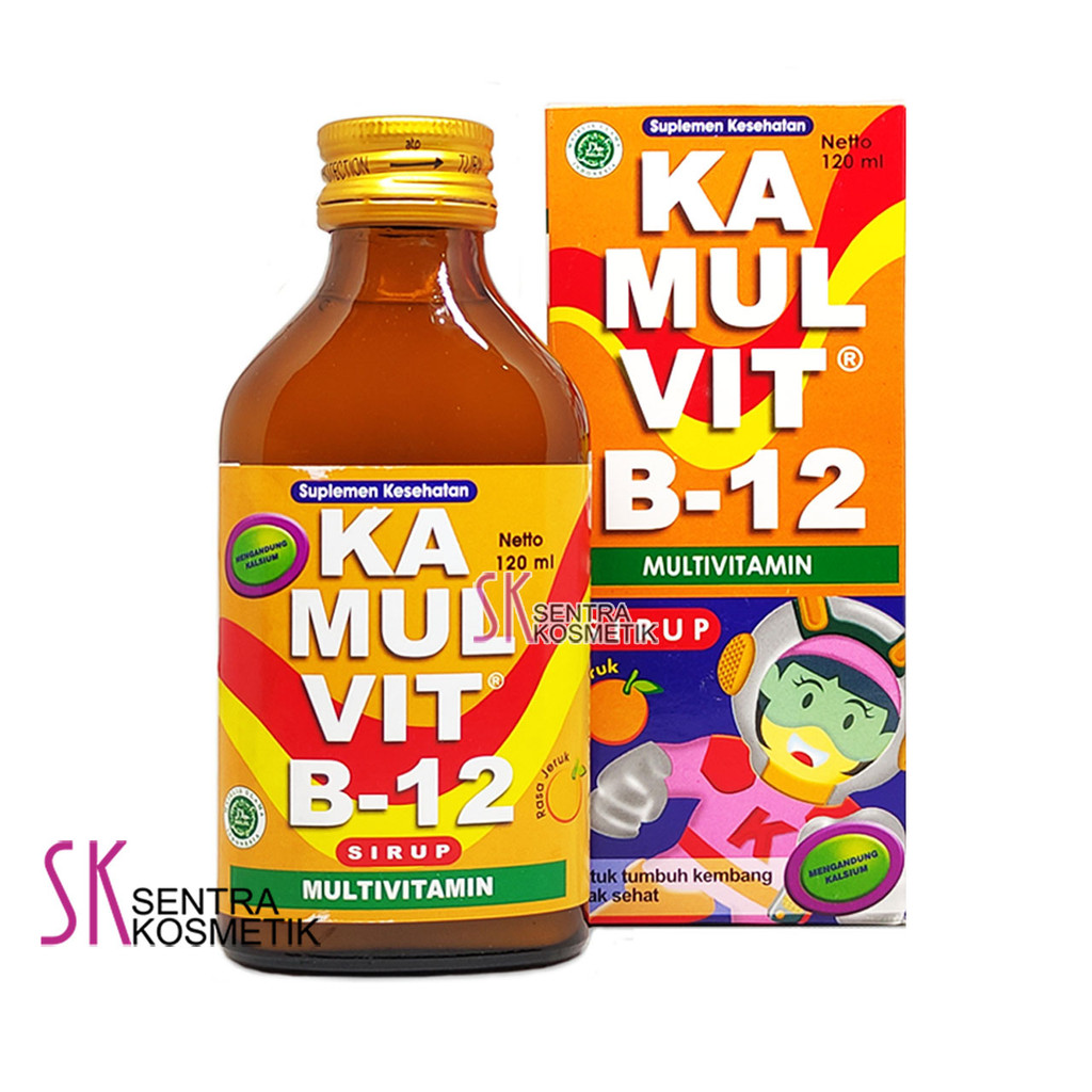 Jual KAMULVIT Multivitamin anak B12 120 mL Syrup Ika pharmindo | Shopee ...