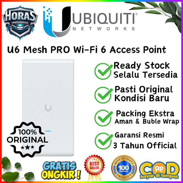 Jual Ubiquiti U6 Mesh PRO UniFi Gigabit 5GHz Wi-Fi 6 Access Point ...