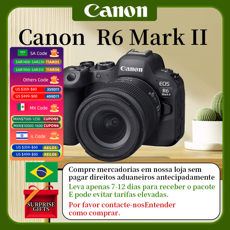 Jual Canon EOS R6 Mark II Full-Frame Flagship Professional Mirrorless ...