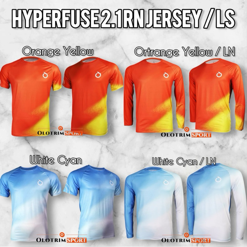Jual Jersey Kaos Olahraga ORTUS HYPERFUSE 2.1 RN Jersey LS 100% ...