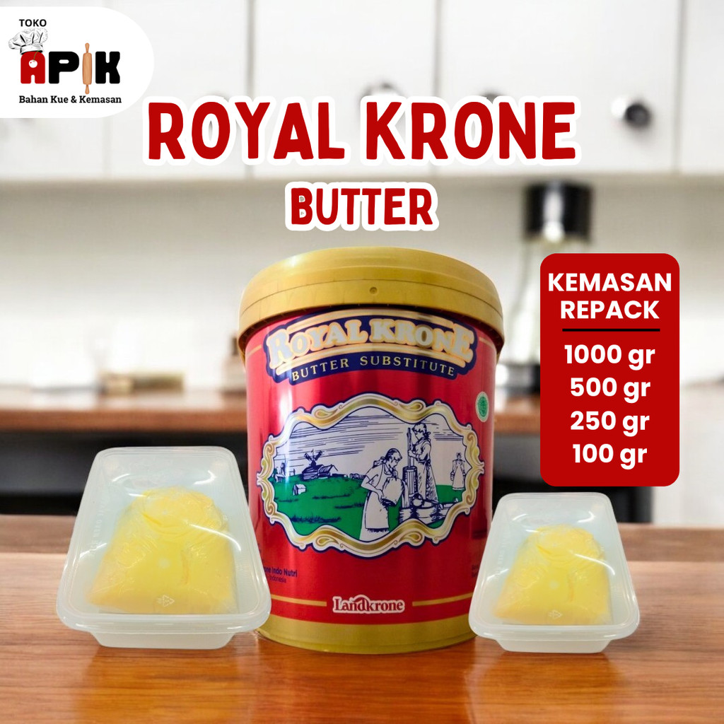 Jual Royal Krone Butter - Kemasan Repack Praktis 1000gram 500gram | Shopee Indonesia