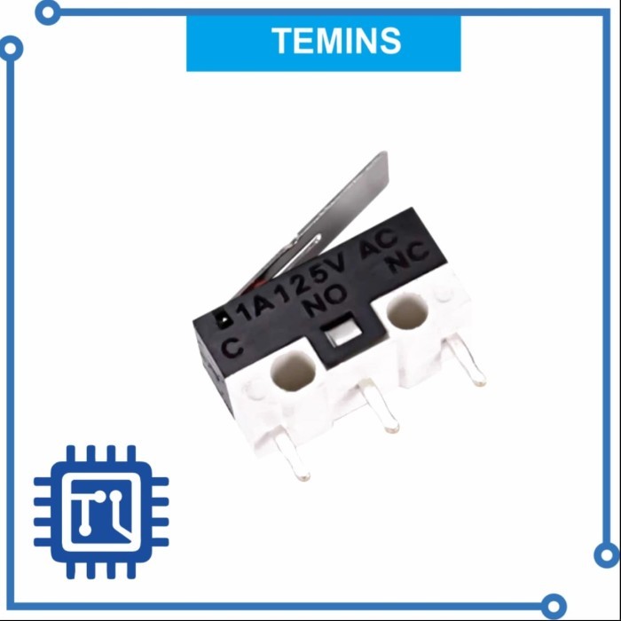 Jual Limit Switch Mini Micro MK7 MK8 dengan Plat Tanpa Roda Saklar ...