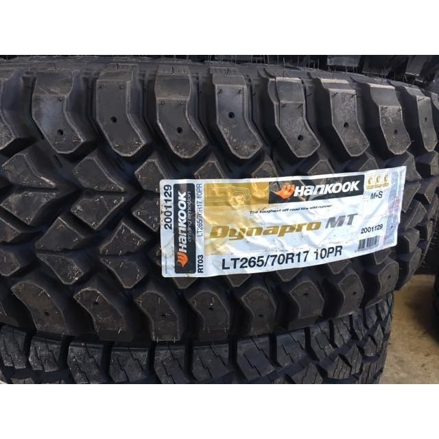 Jual PROMO Hankook Dynapro MT RT03 Ukuran 265/70 R17 Ban Mobil Pajero ...