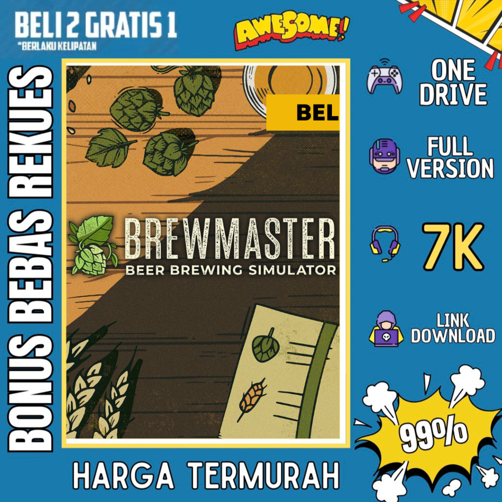 Jual BREWMASTER BEER BREWING SIMULATOR - GAME PC - GAME LAPTOP - PC GAMES - BELI 2 GRATIS 1 ...