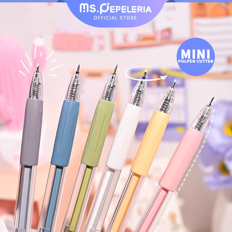 Jual cutter /Mini pulpen Cutter /pen cutter for decoration office and ...