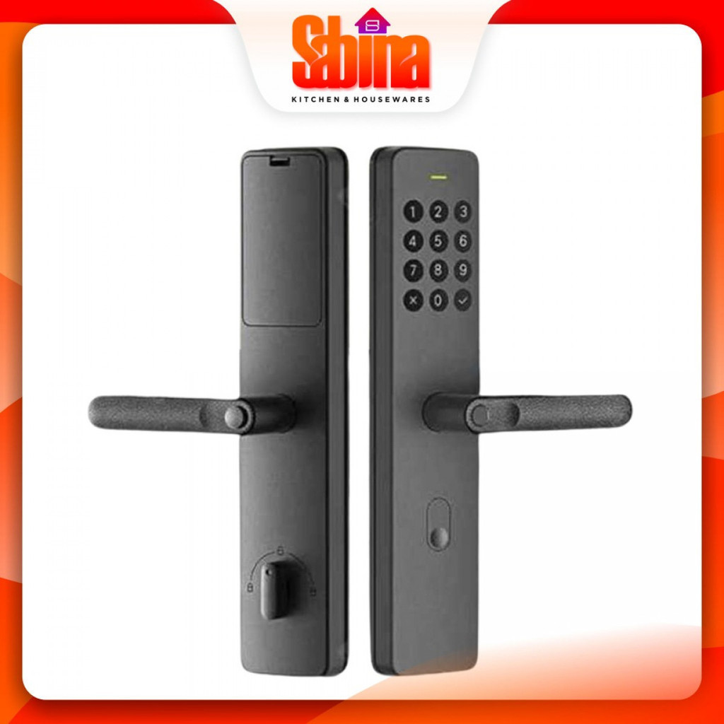 Jual Gagang Pintu Elektrik Smart Door Lock Bluetooth FingerPrint Kunci | Shopee Indonesia