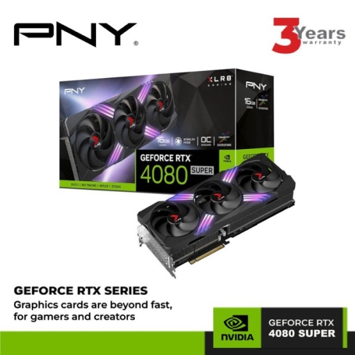 Jual PNY GeForce RTX 4080 SUPER 16GB OC ARGB TF VERTO | Shopee Indonesia