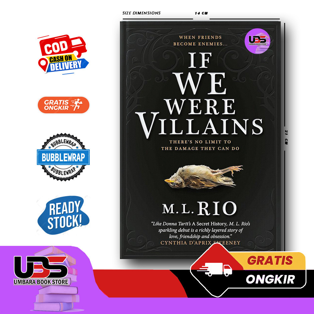 Jual If We Were Villains - M. L. Rio (English) | Shopee Indonesia