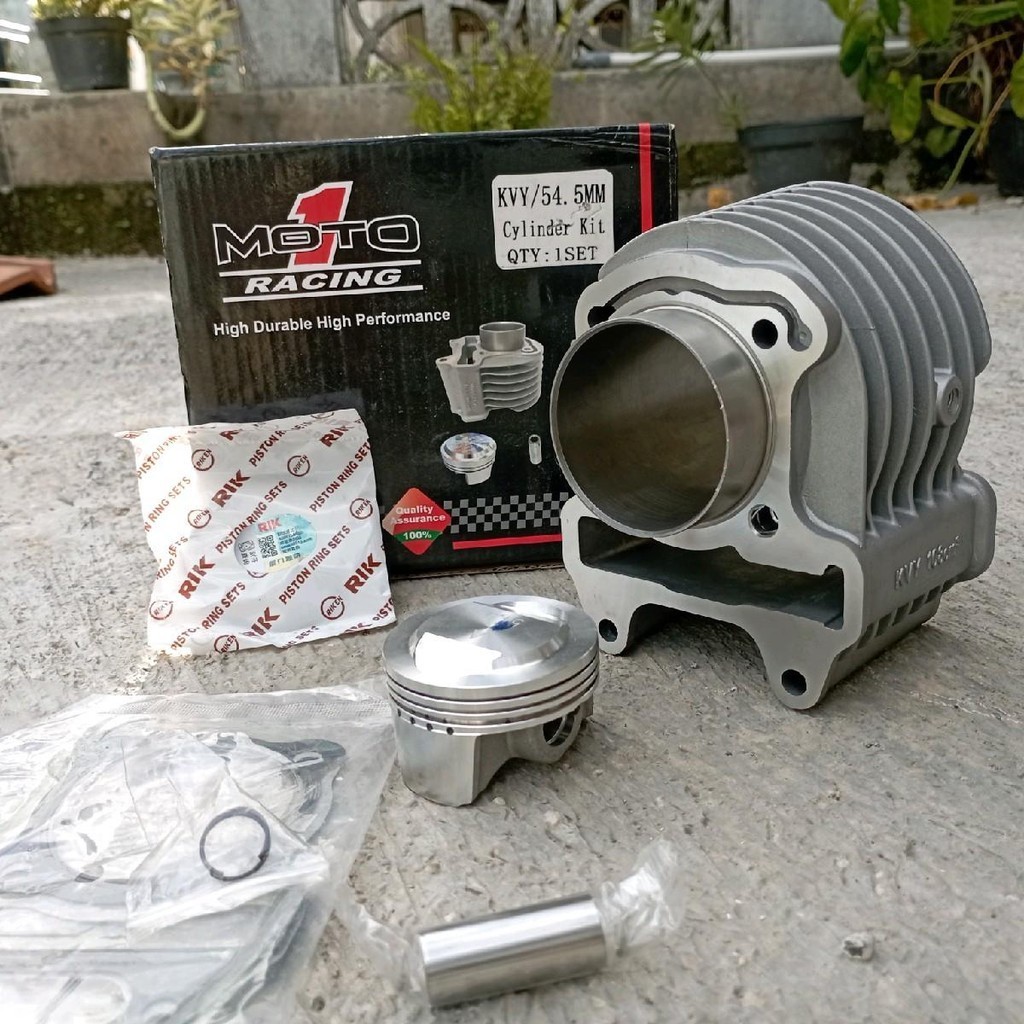 Jual Blok seher bore up Moto1 Beat karbu 54,5 mm blok boring beat karbu moto1 racing | Shopee ...