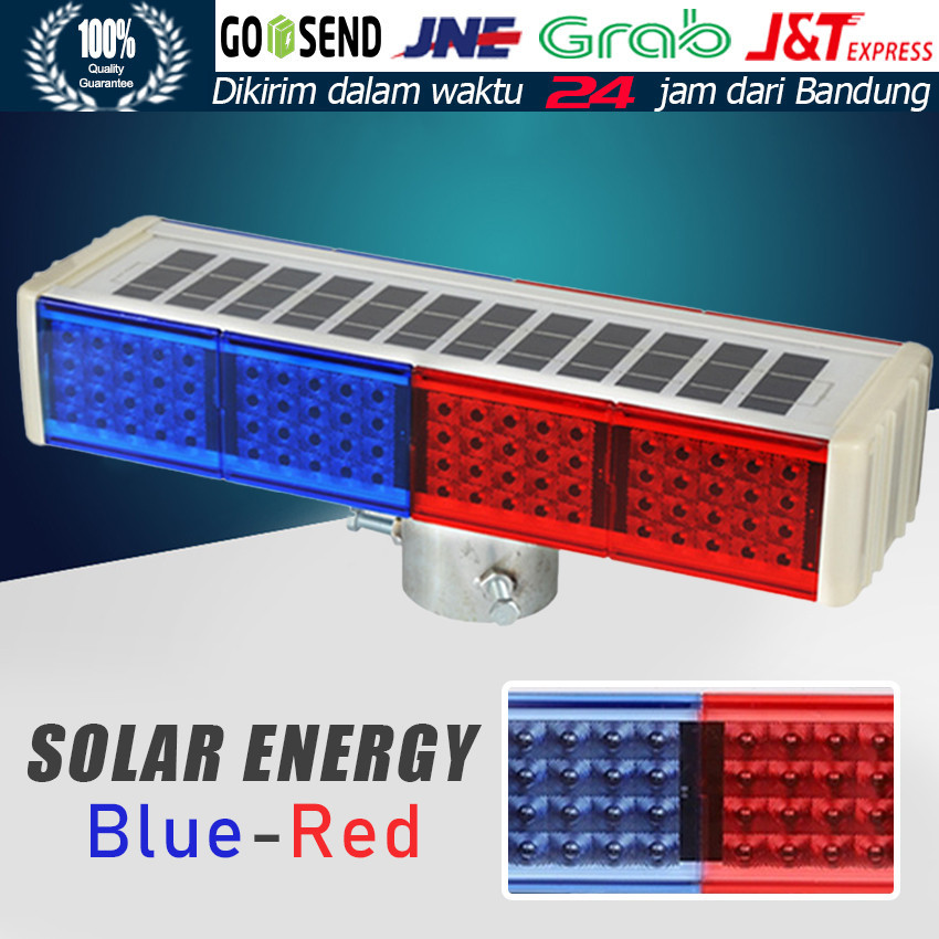 Jual Daya Surya Lampu Peringatan Flash LED Warna Merah Dan Biru Untuk Lalu Lintas / Perahu Lampu ...