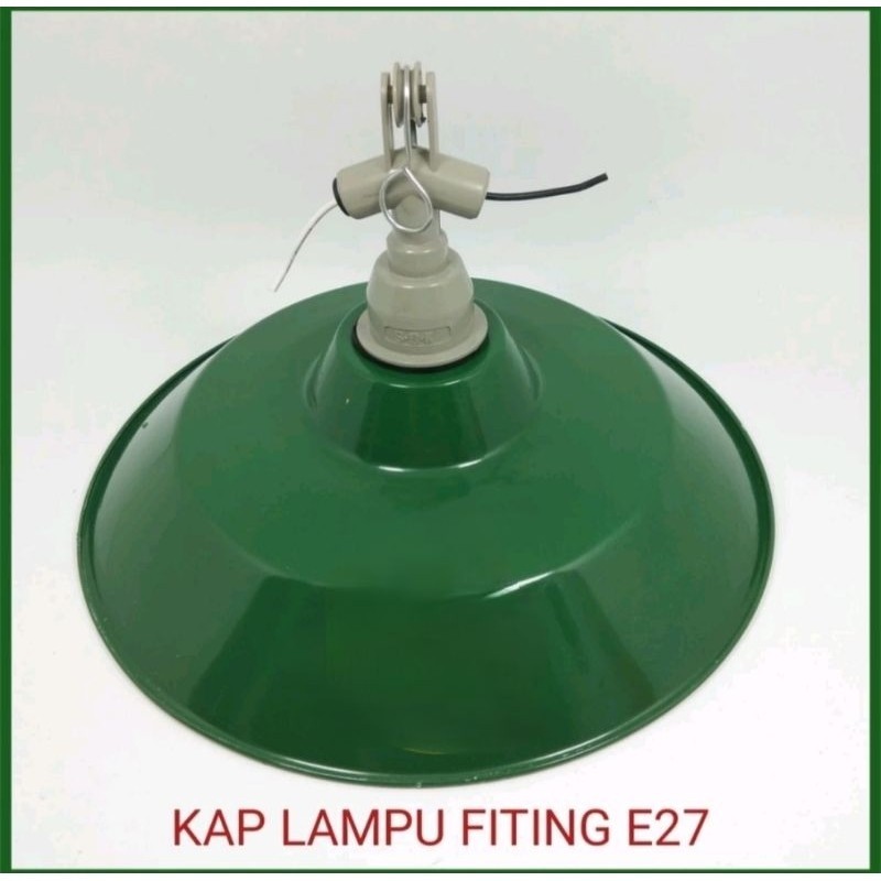 Jual kap lampu jalan / kap WD set / kap lampu fiting E27 (Dianeter 30 cm) | Shopee Indonesia